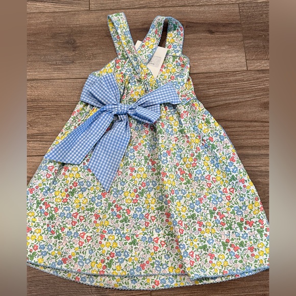 Shrimp & Grits | Dresses | Nwt Shrimp Grits Girls 3t Sunny Floral Bow ...